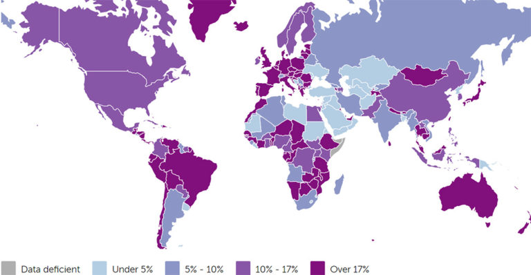Which African countries have the highest percentage of protected land ...