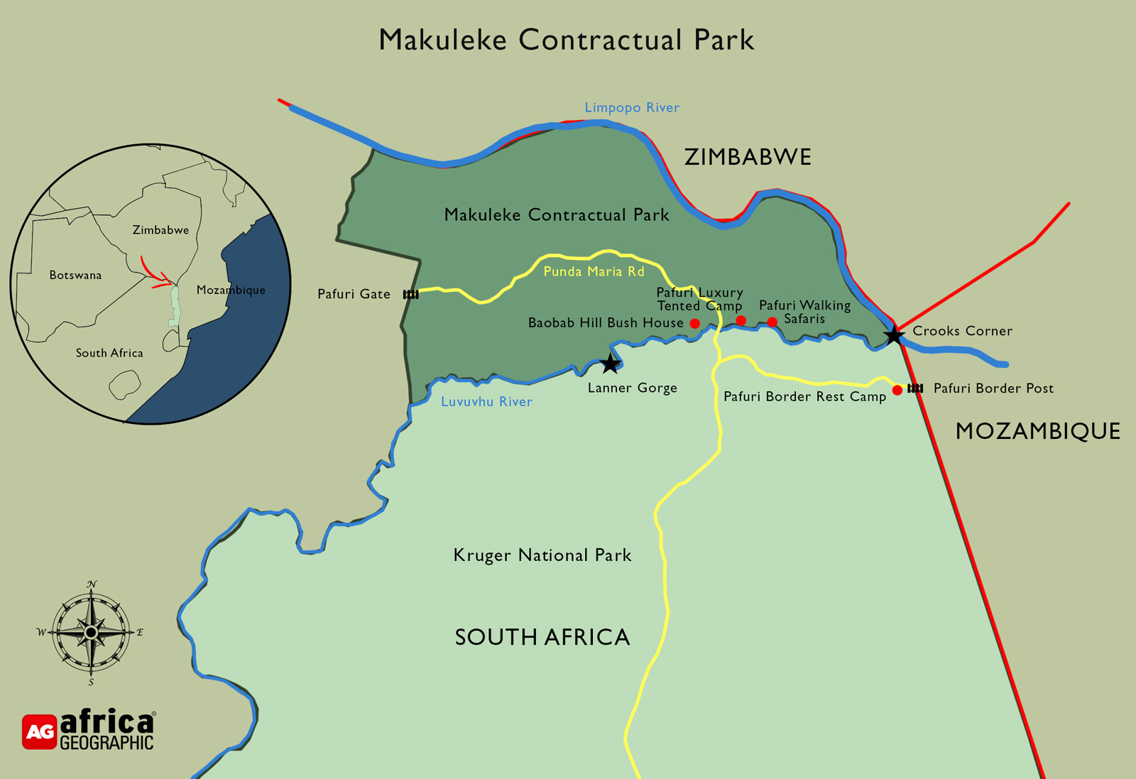 makuleke-map - Africa Geographic
