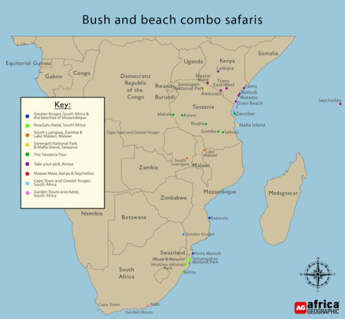 Ultimate bush and beach combo safari - Africa Geographic
